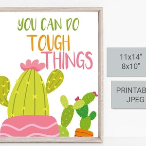 Cute Cactus Classroom Decor Cactus Quotes Poster, Set of 6 Cactus ...