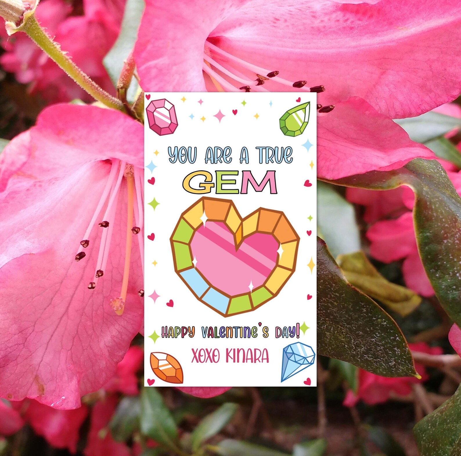 PRINTABLE Party Favor Tag Ring Pop Gift Tag Thank You Card Easy ...