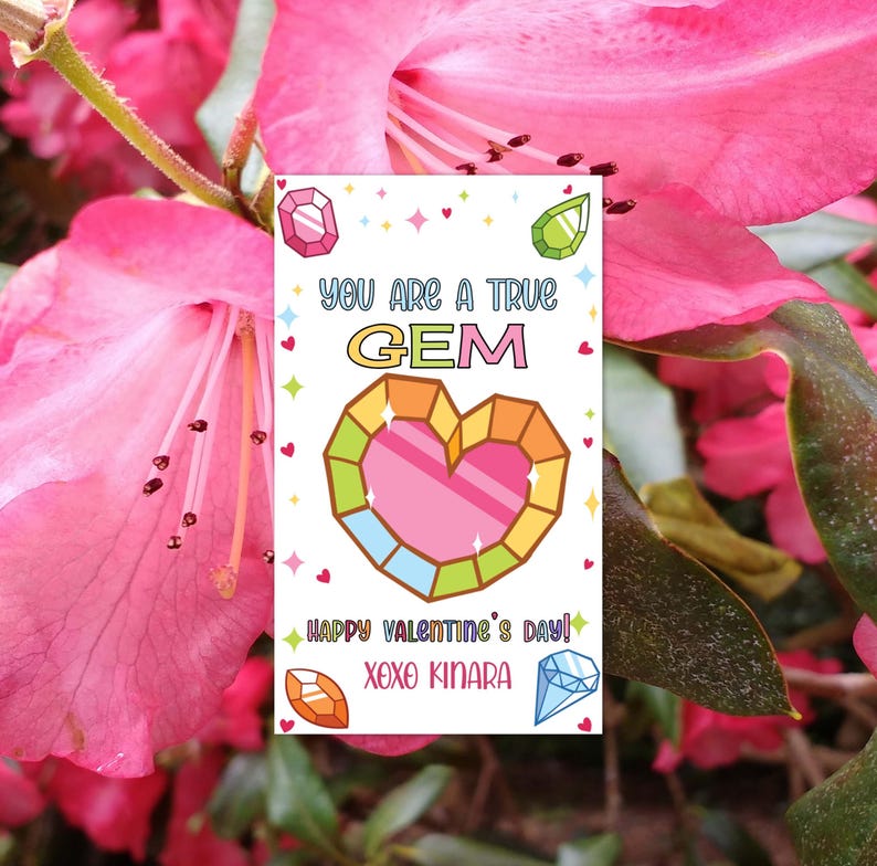 PRINTABLE Party Favor Tag Ring Pop Gift Tag Thank You Card Easy ...