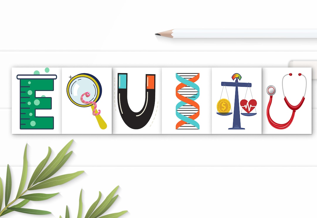 Equity Banner PRINTABLE Science Theme Equity in Medicine Nurse Office ...