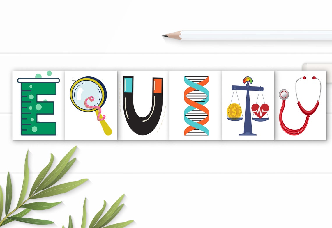 Equity Banner PRINTABLE Science Theme Equity in Medicine Nurse Office ...