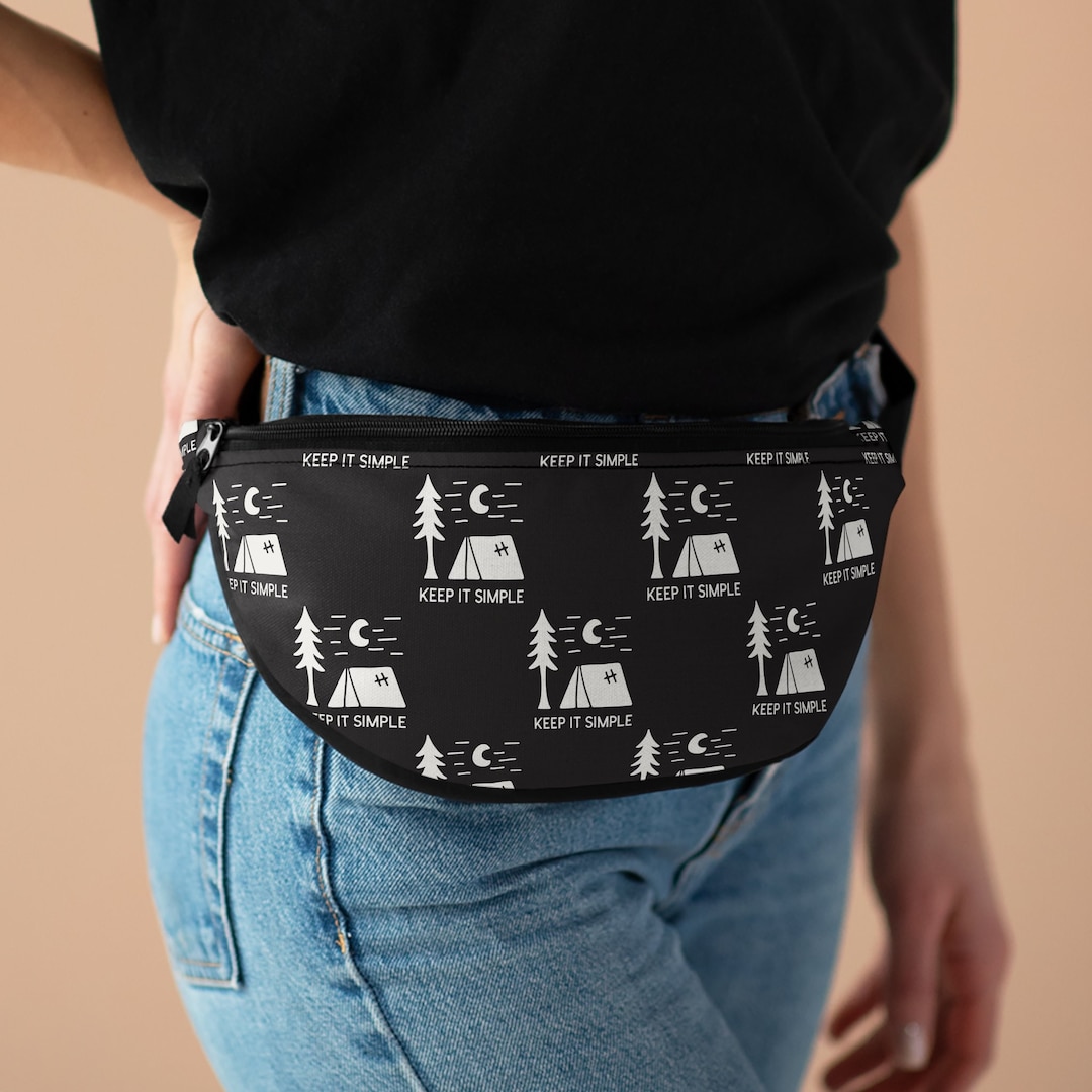 Keep It Simple Fanny Pack Free Shipping Black Fanny Pack - Etsy
