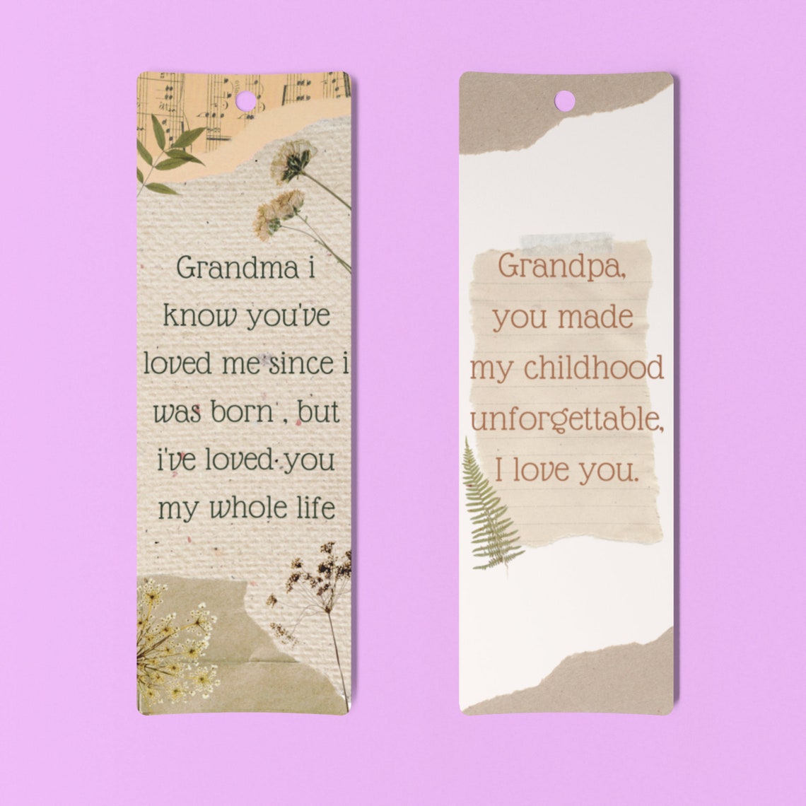 Grandparents Day Bookmark, Grandparents Gift to Print, Grandma Gift ...