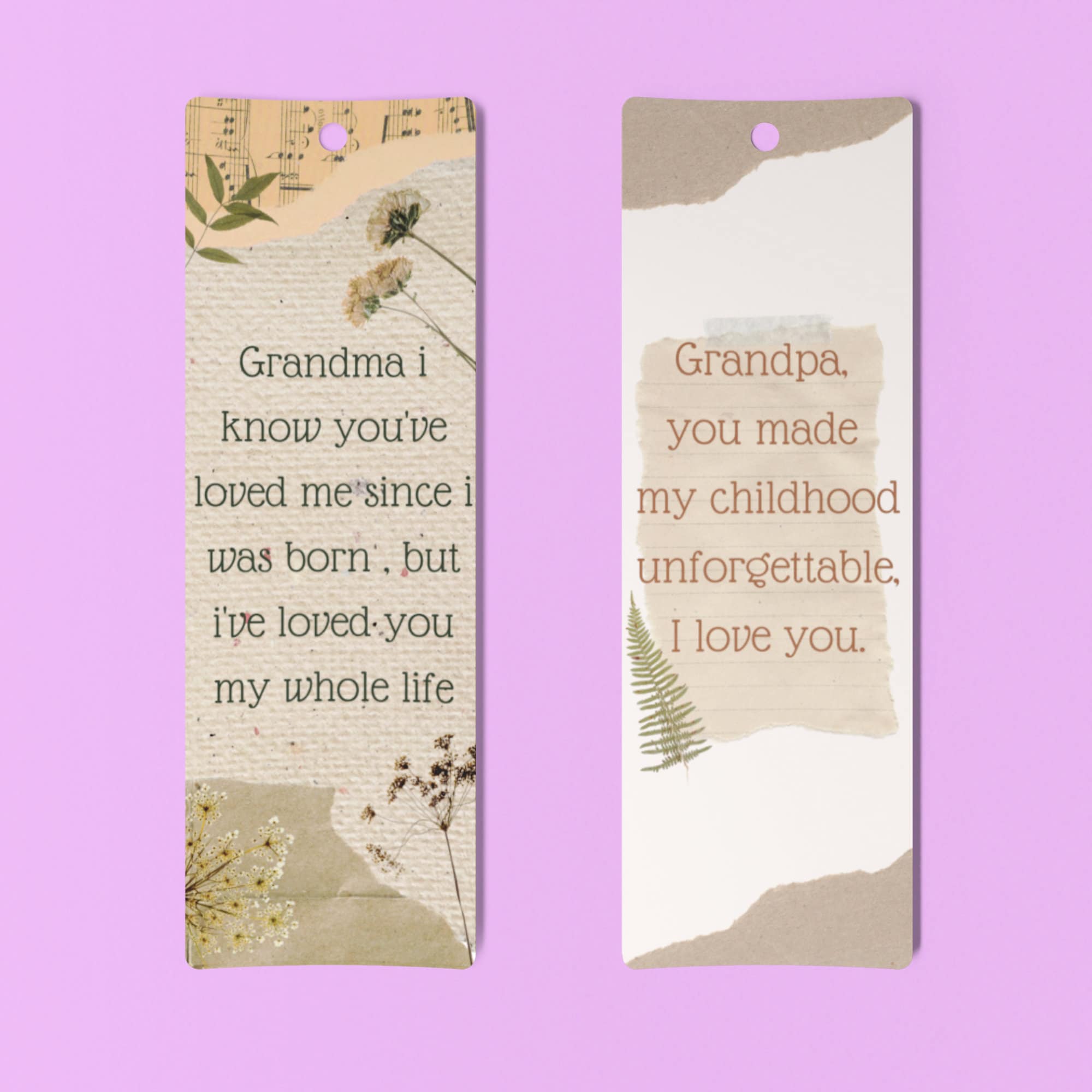 Grandparents Day Bookmark, Grandparents Gift to Print, Grandma Gift ...