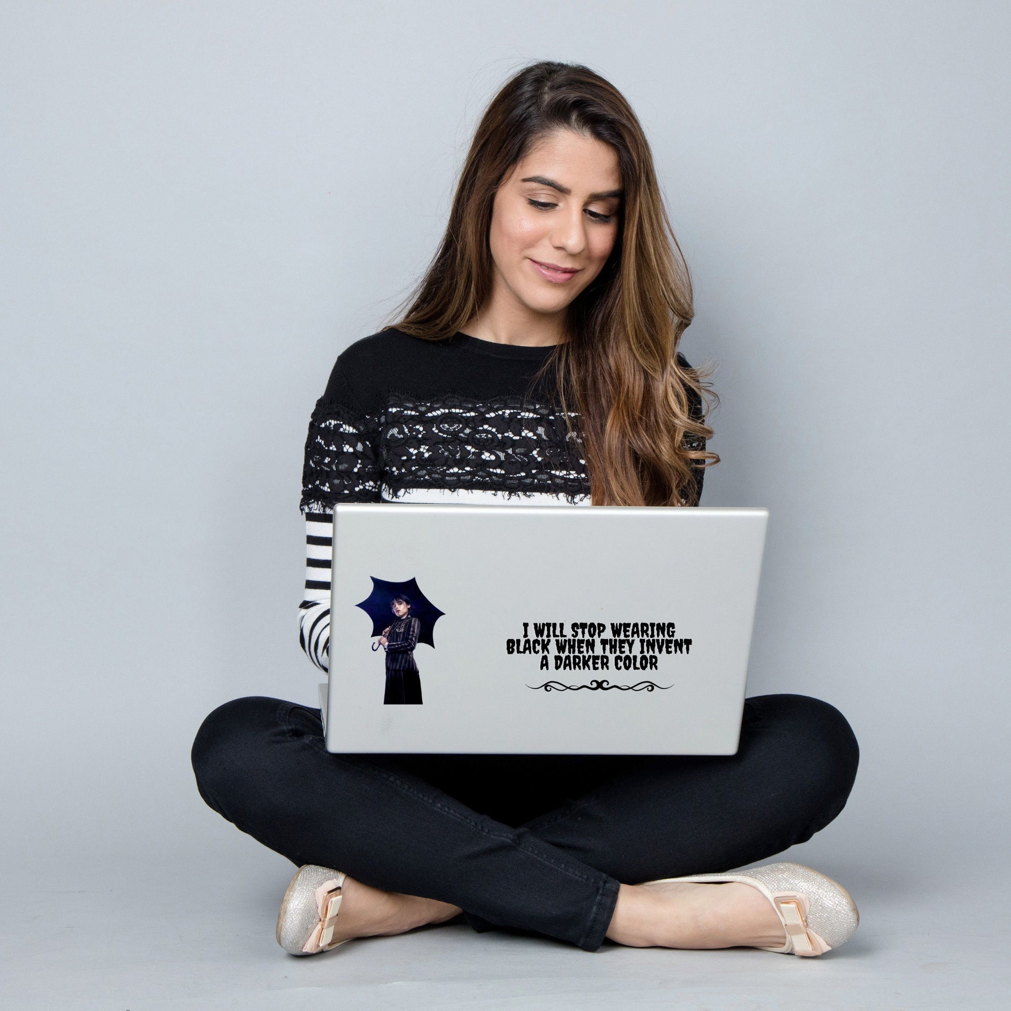 Wednesday Addams Jenna Ortega Stickers Printable - Etsy