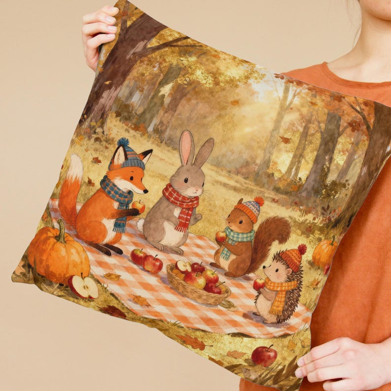 Fall Woodland Animals Clipart: Autumn Forest PNG (digital Download) - Etsy