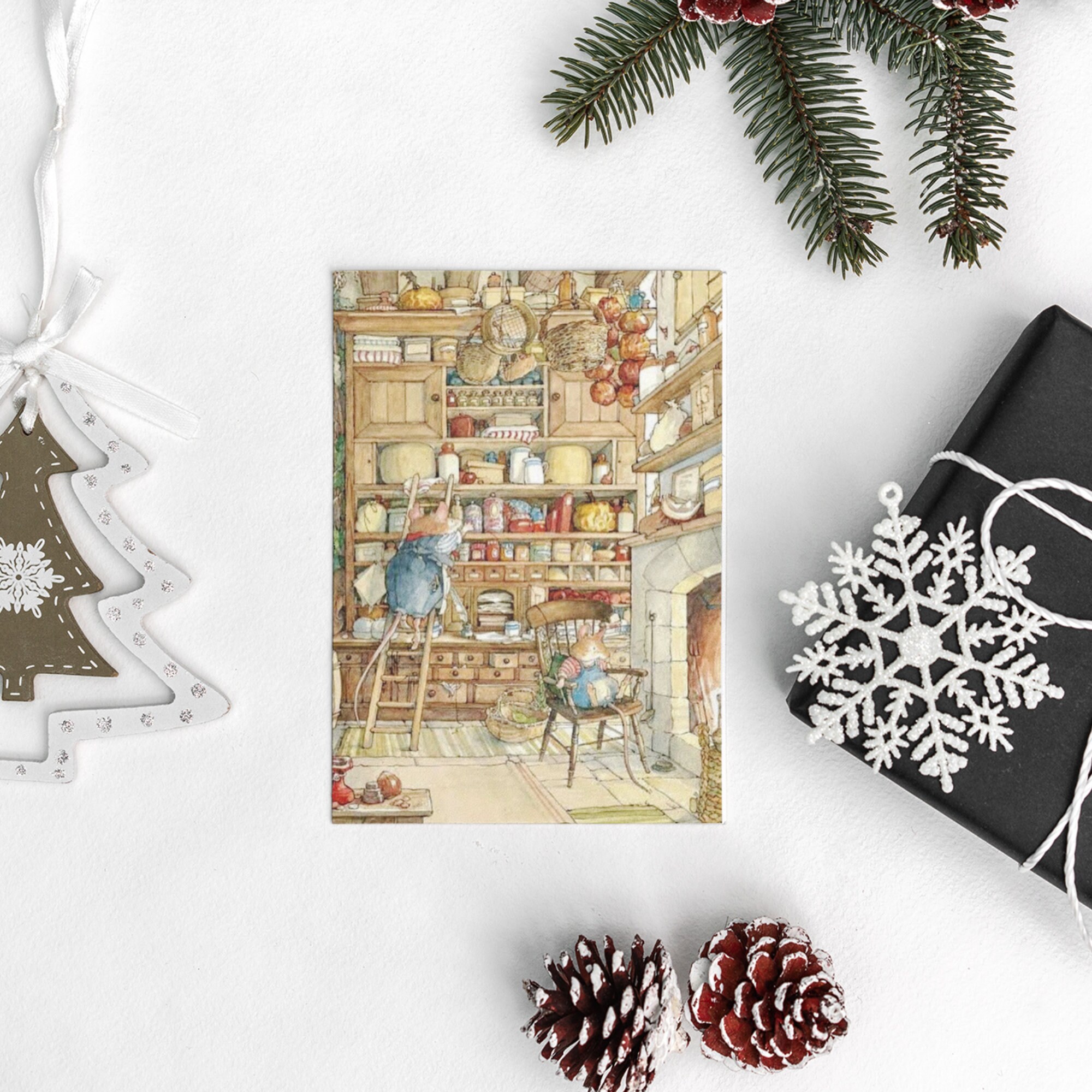 Brambly Hedge Mice Card, Brambly Hedge Print Card - Etsy UK