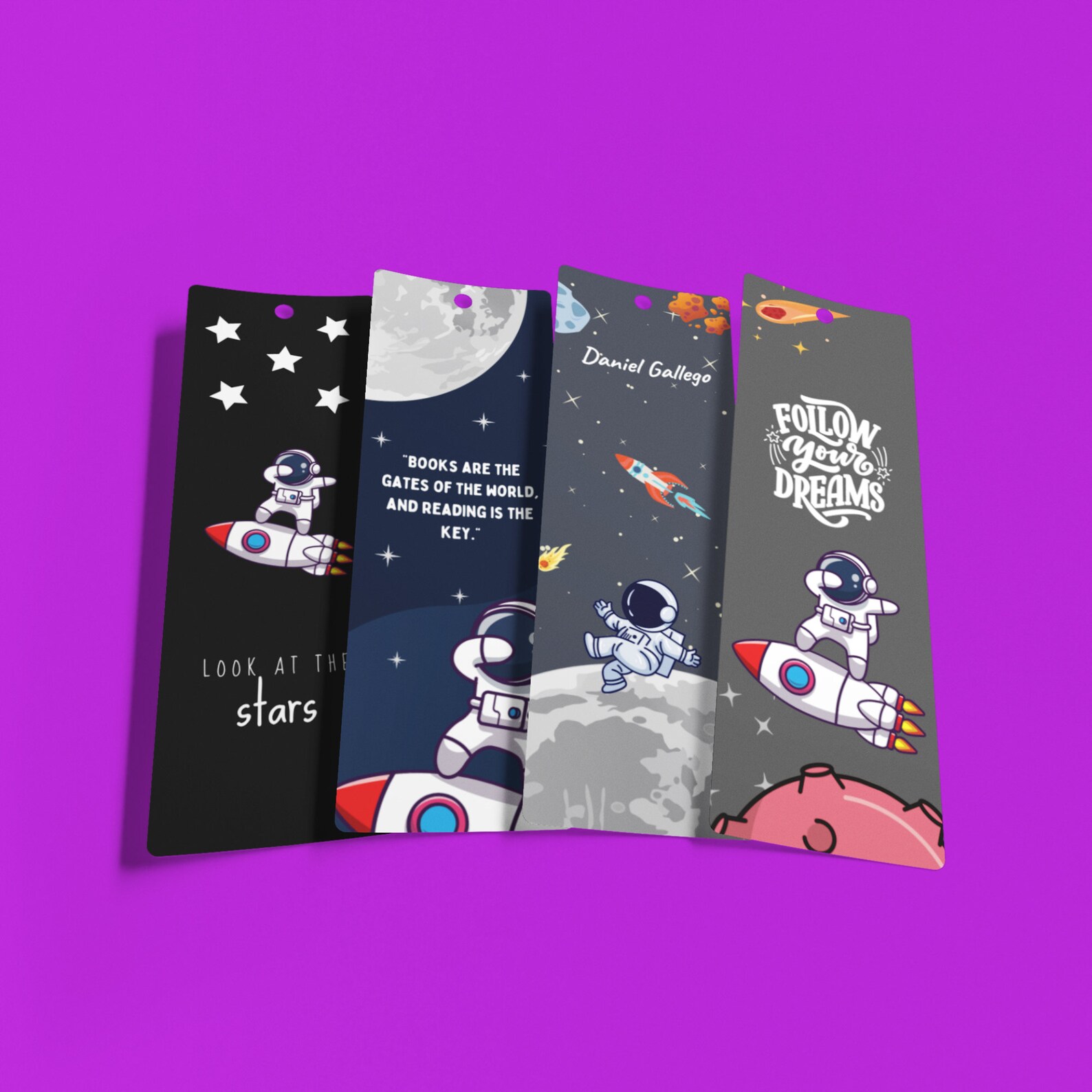 Blue 3d Solar System Planets Kids Bookmark, Printable Space Bookmarks ...