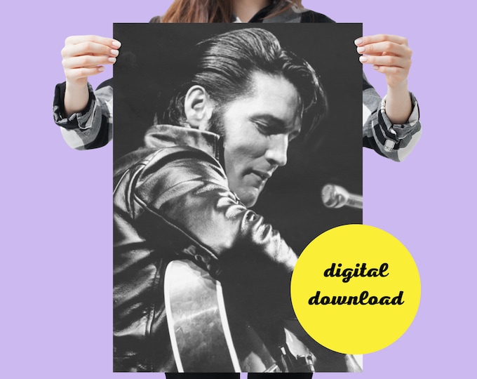 Elvis 1968 TV Special Poster - Etsy Canada