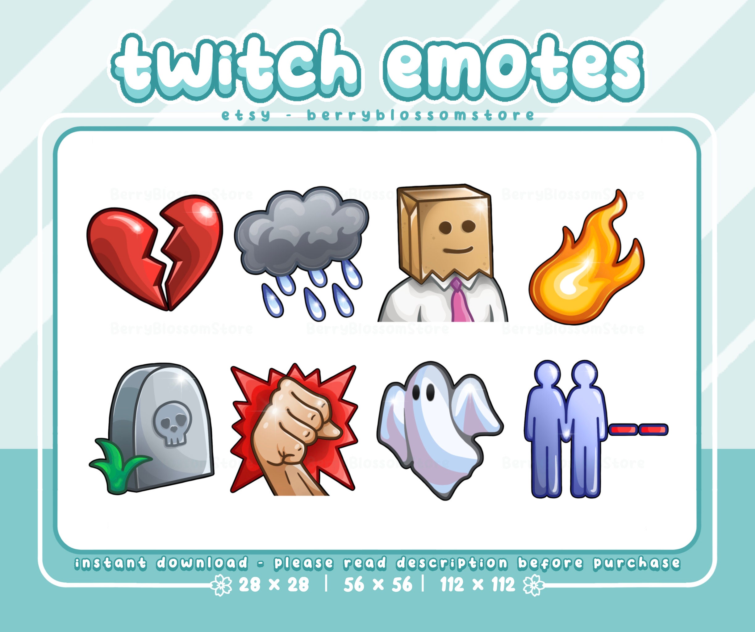Negative X8 Twitch and Discord Emotes 28x28, 56x56, 112x112 - Etsy