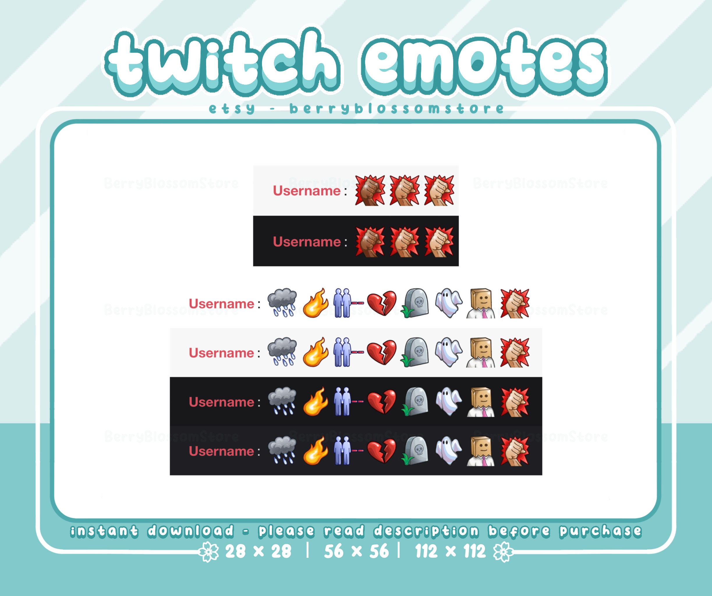 Negative X8 Twitch and Discord Emotes 28x28, 56x56, 112x112 - Etsy