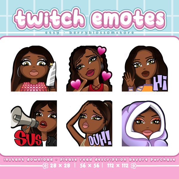 Bratz Emotes - Etsy Australia