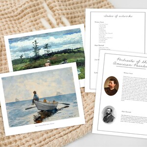 Fine Art Studies American Artists Picture Study Charlotte Mason Art ...