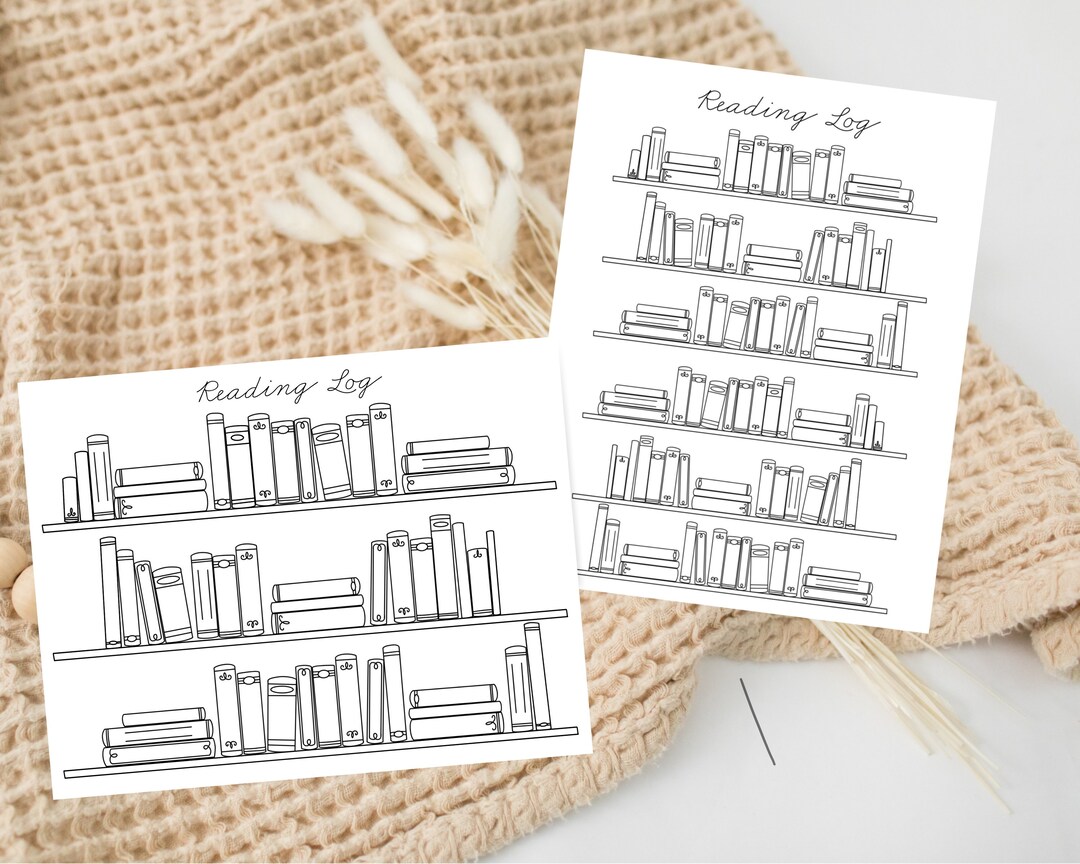 Book Reading Log | Book Tracker | Homeschool Reading Log - Etsy