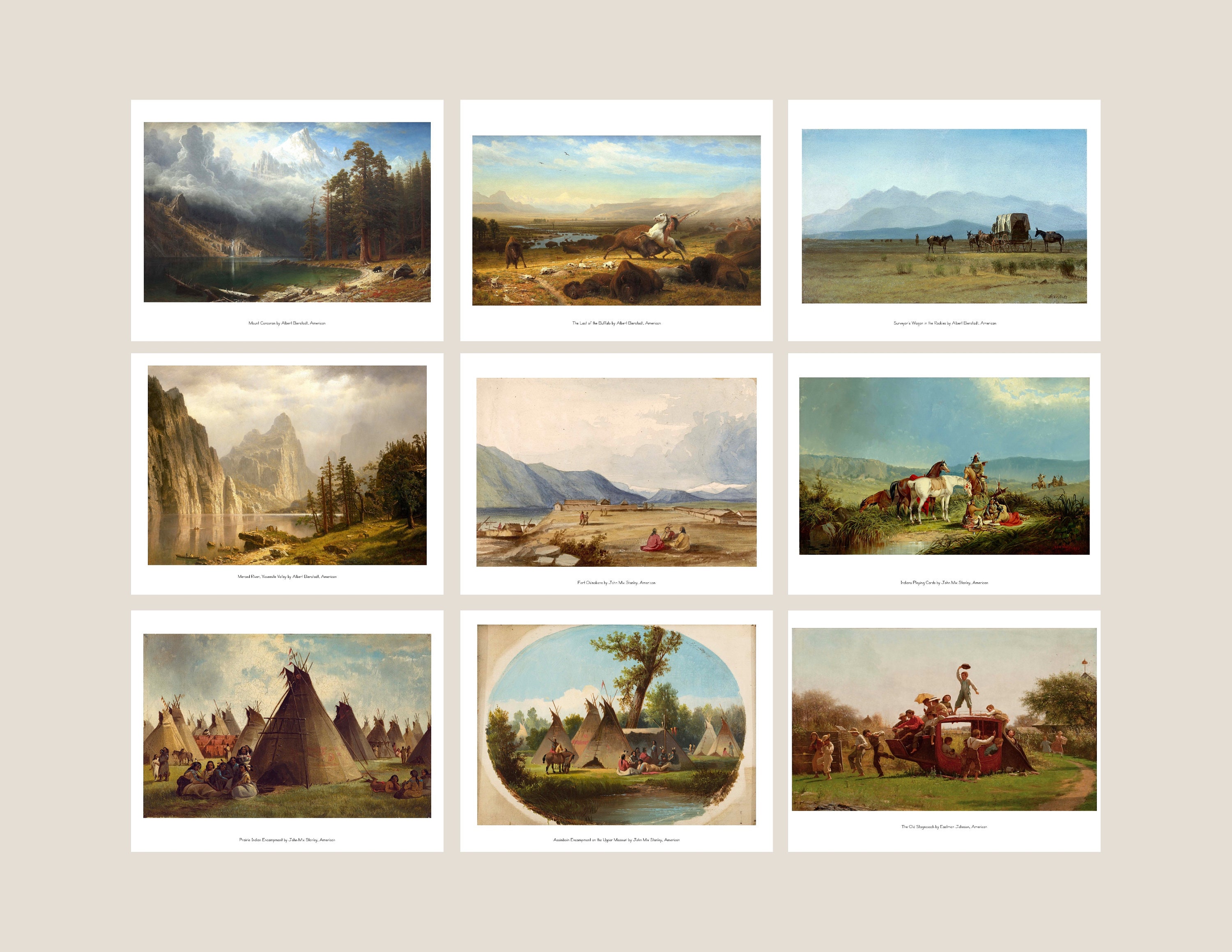 Fine Art Studies American Artists Picture Study - Etsy