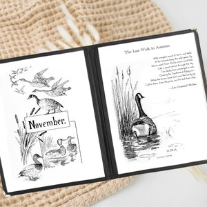 Morning Menu Covers and Poems | Vintage Month Pages | Morning Menu ...