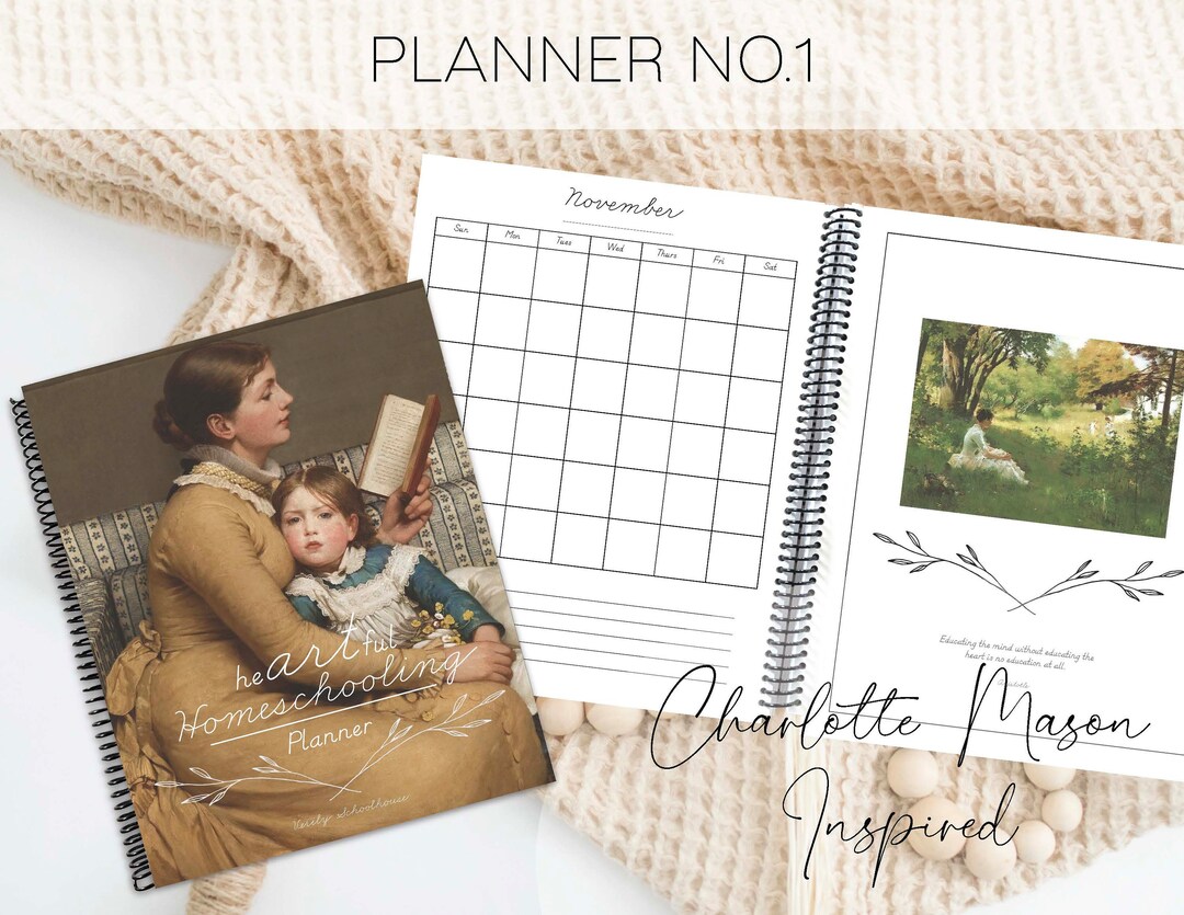 Homeschool Planner 2024-2025, Undated Homeschool Planner, Charlotte ...