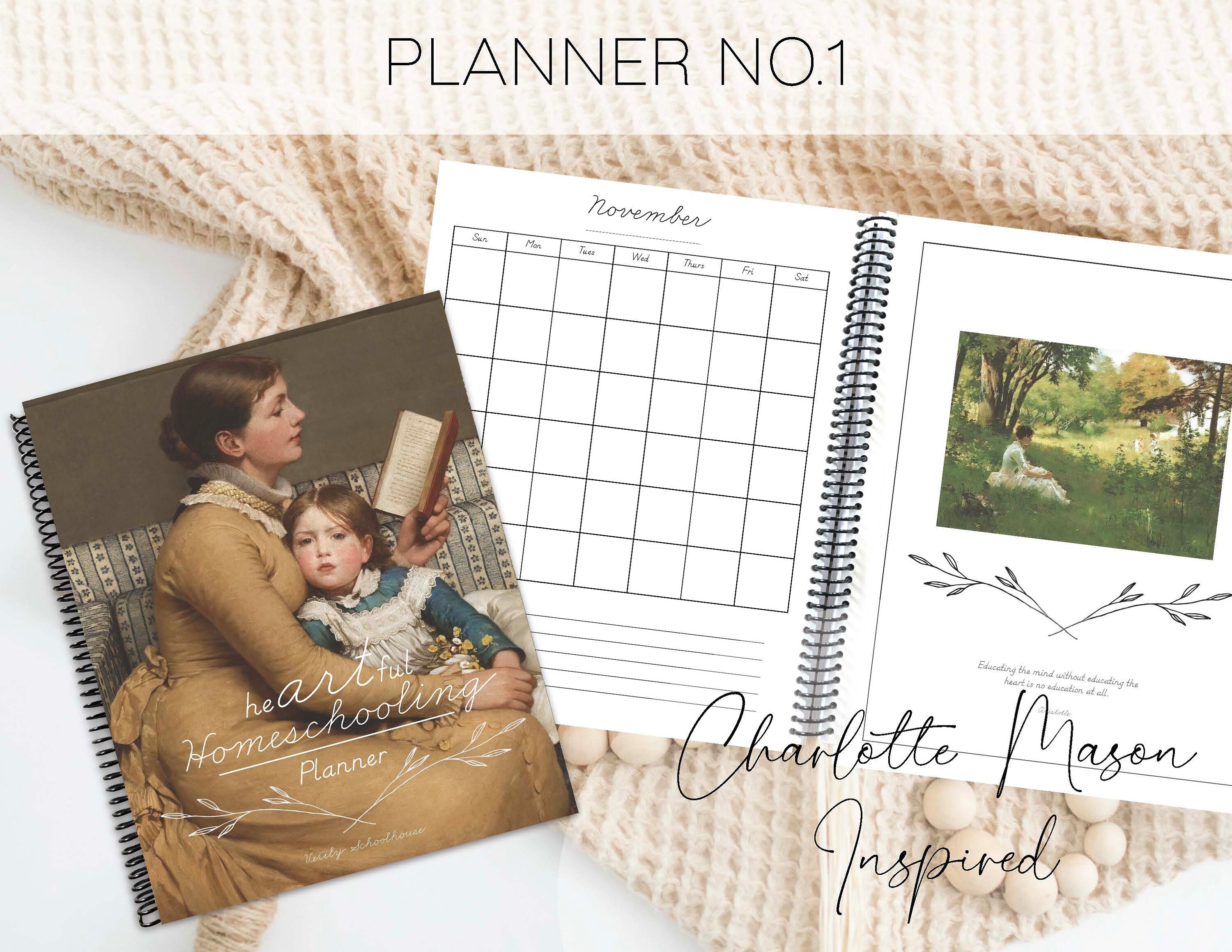 Homeschool Planner 2024-2025, Undated Homeschool Planner, Charlotte ...