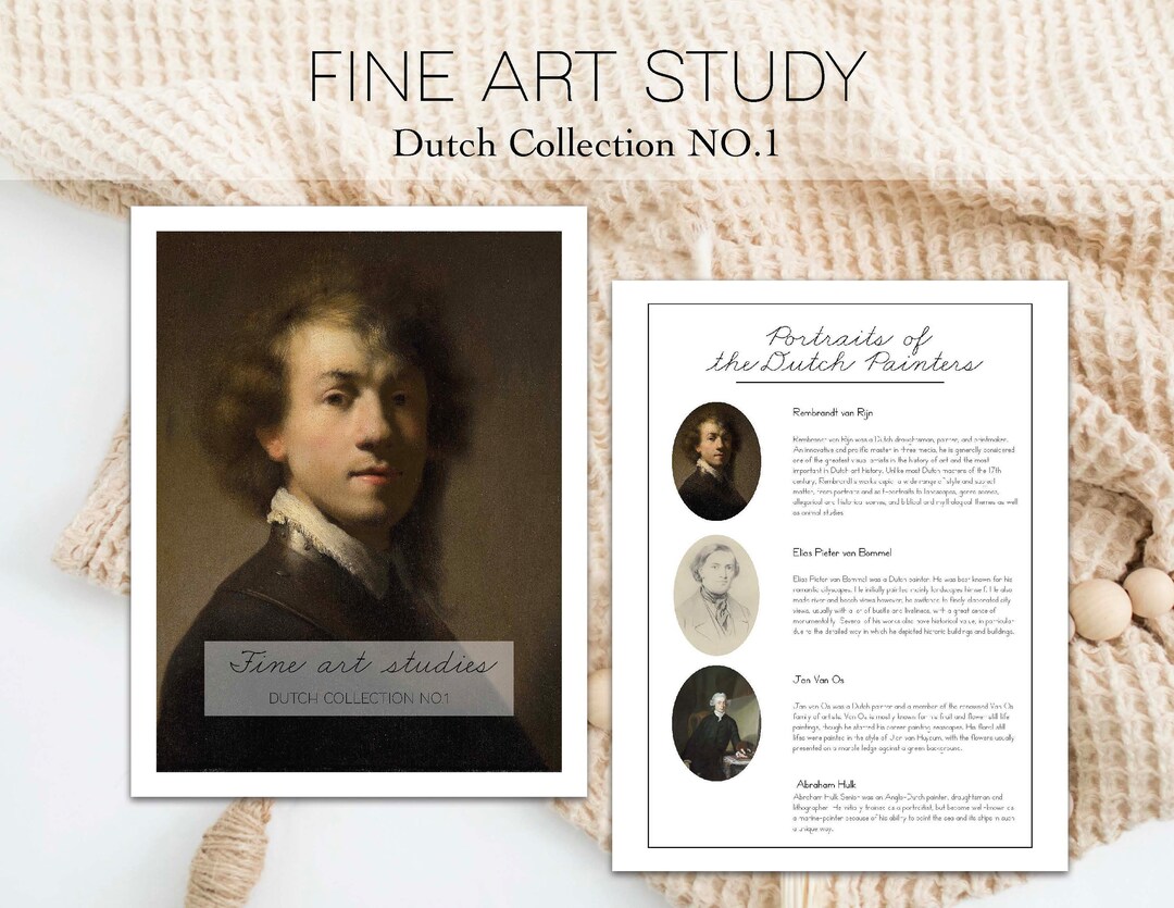 Fine Art Studies | Dutch Artists | Picture Study | Charlotte Mason Art ...