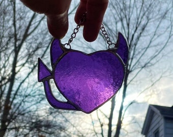 Devil Stained Glass - Etsy