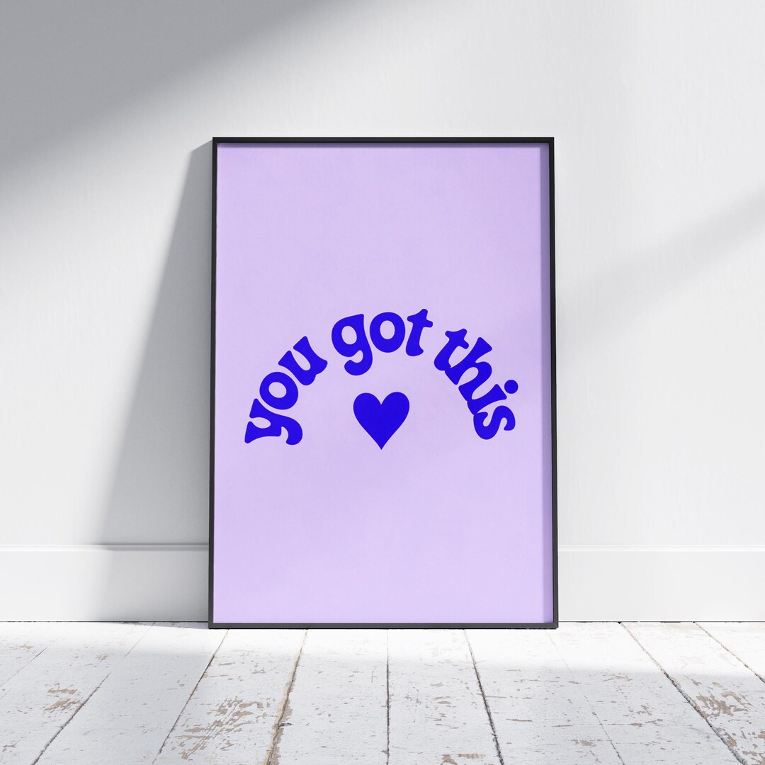 You Got This – Blueberry – Motivational Running Poster (multiple Sizes ...