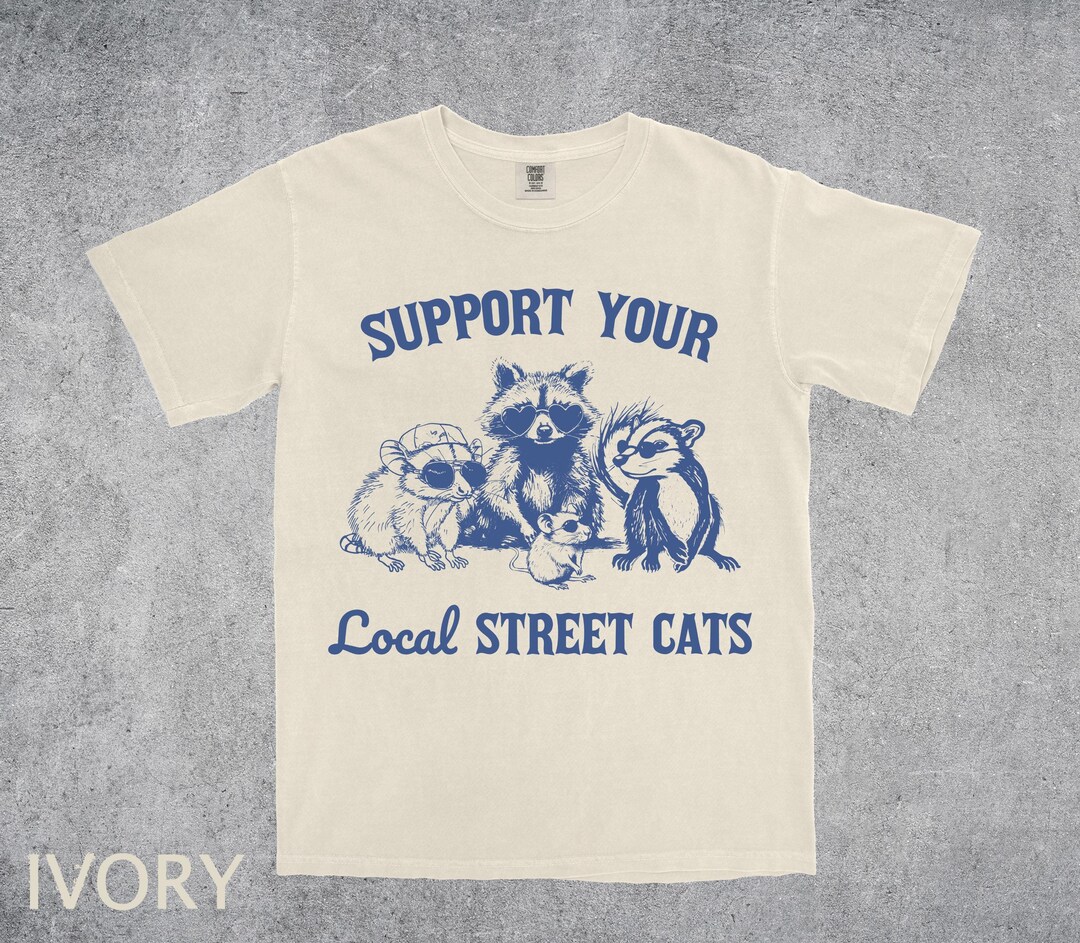 Comfort Colors® Support Local Street Cats Unisex Garment-dyed T-shirt ...