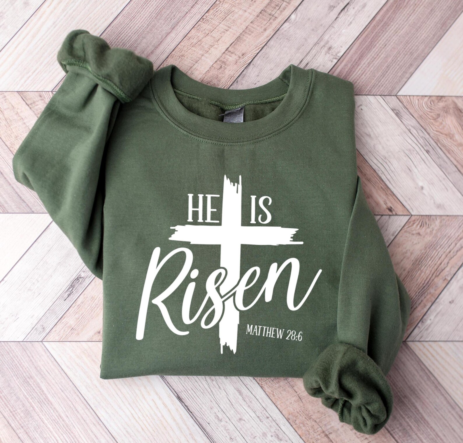 He is Risen Shirt, Easter Shirt, Cross With Words Shirt,jesus Lover ...