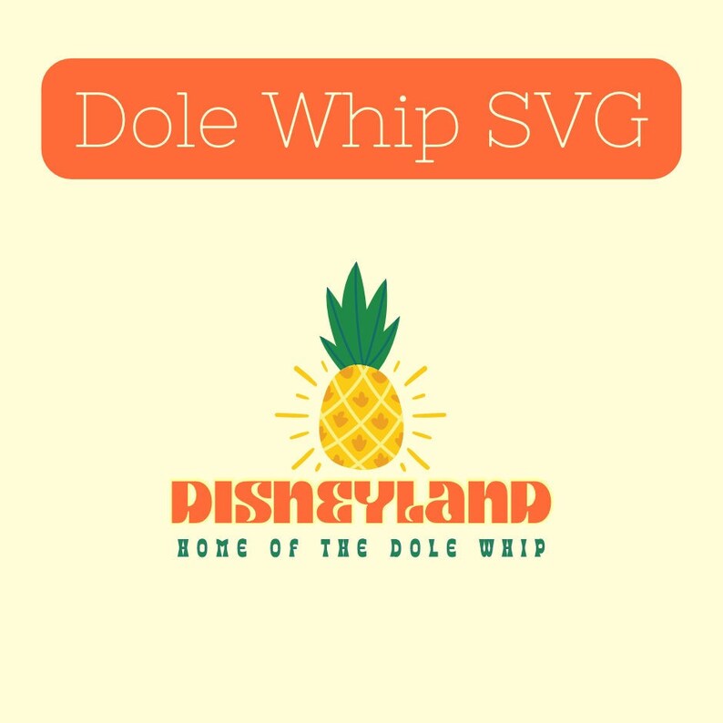 Dole Whip SVG - Etsy