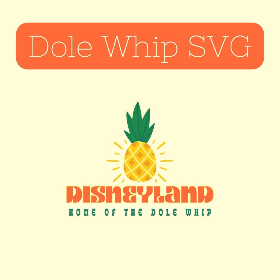 Dole Whip SVG - Etsy