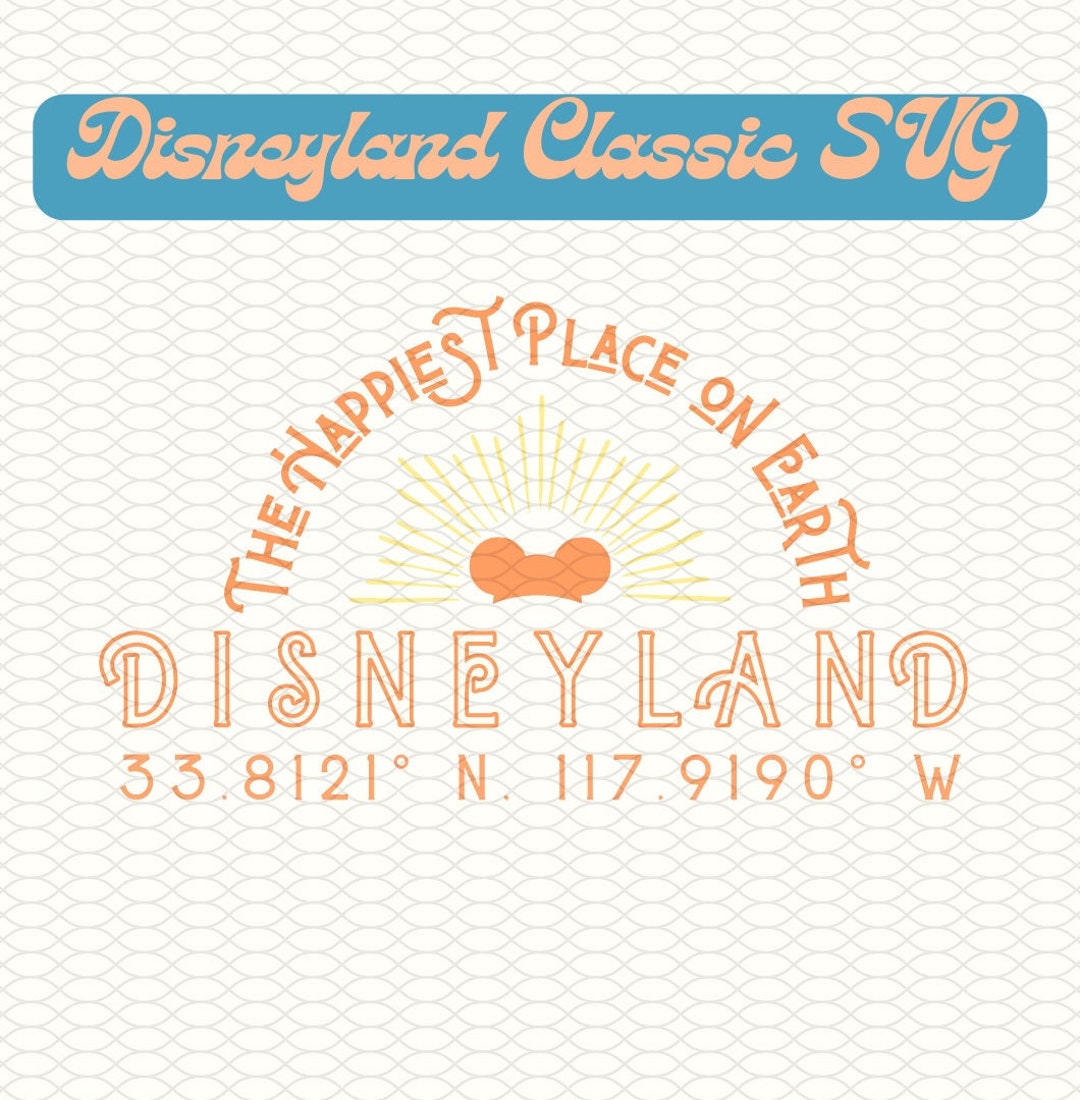 Disneyland SVG Summer Design- SVG & PNG - Etsy