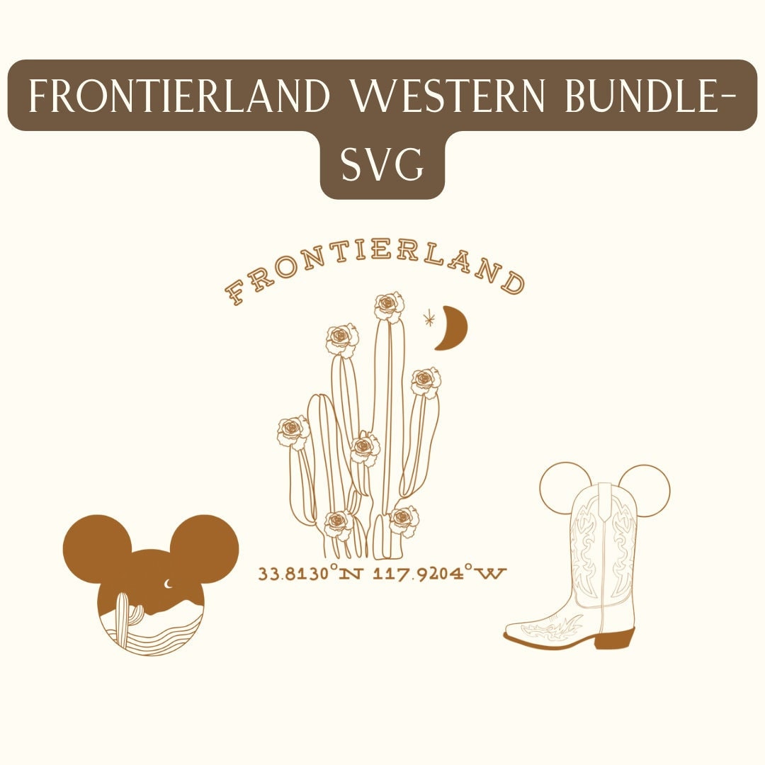 Frontierland Western Bundle- SVG - Etsy