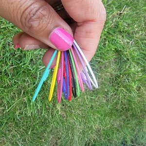 Stainless Steel Wire Key Rings, Cable Rings, Mix & Match Colors, Wire ...