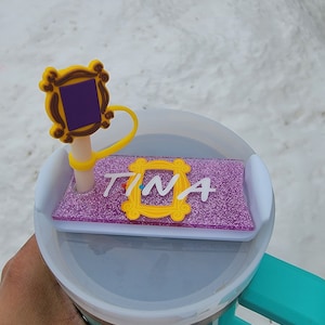 Friends Stanley Name Plate, Friends Theme Name Tag, Personalization ...