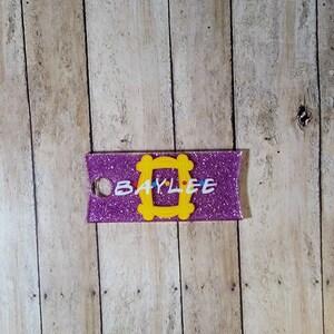 Friends Stanley Name Plate, Friends Theme Name Tag, Personalization ...