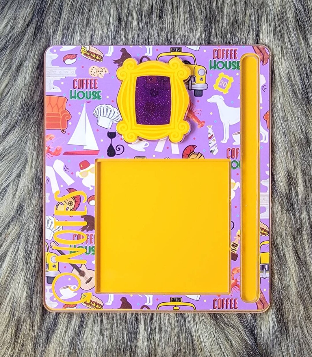 Friends Sticky Note Holder /friends TV Show/sticky Note/pen Holder ...
