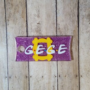 Friends Stanley Name Plate, Friends Theme Name Tag, Personalization ...