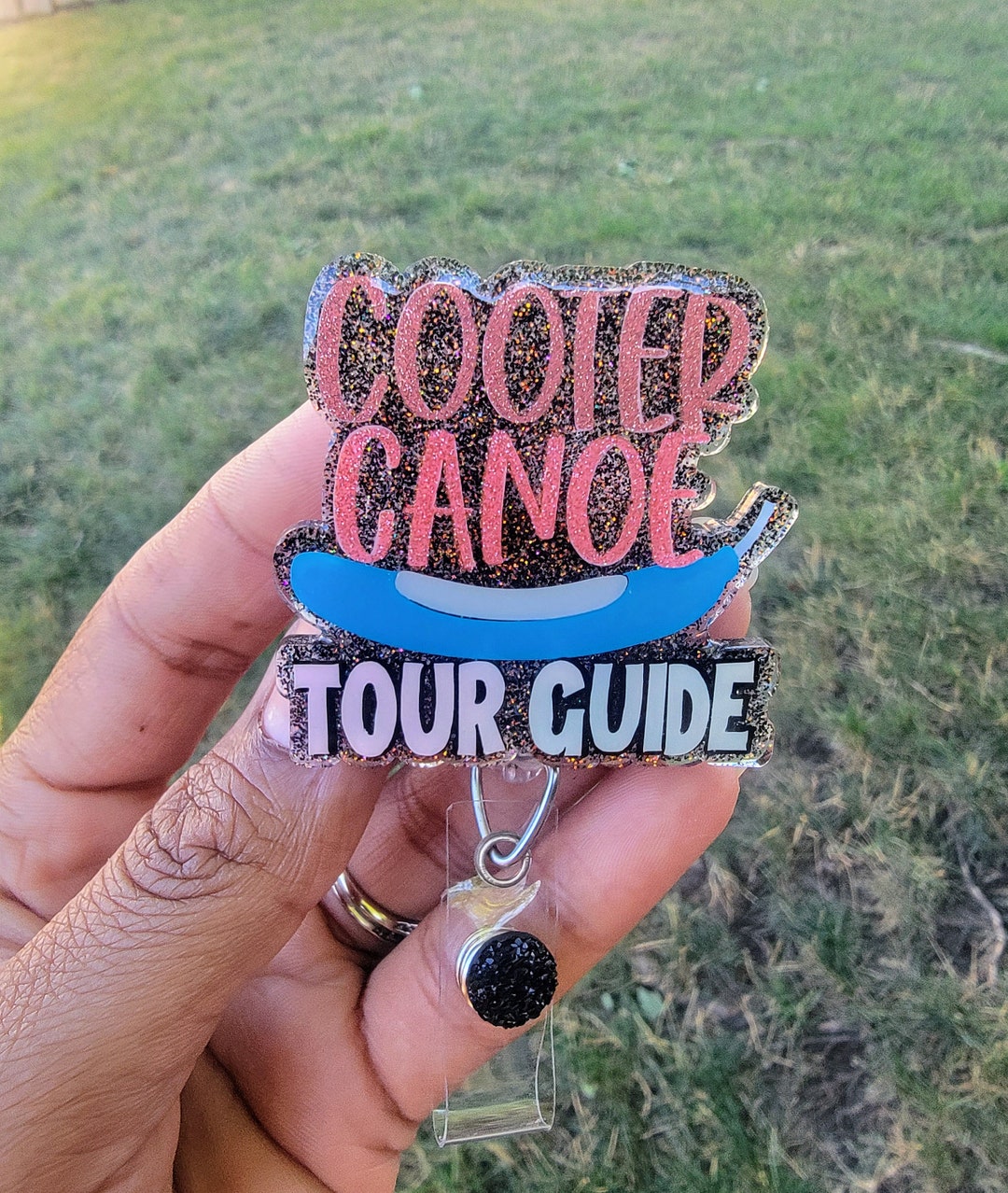 Cooter Canoe Tour Guide Badge Reel/gynecologist Badge Reel /gynecology ...