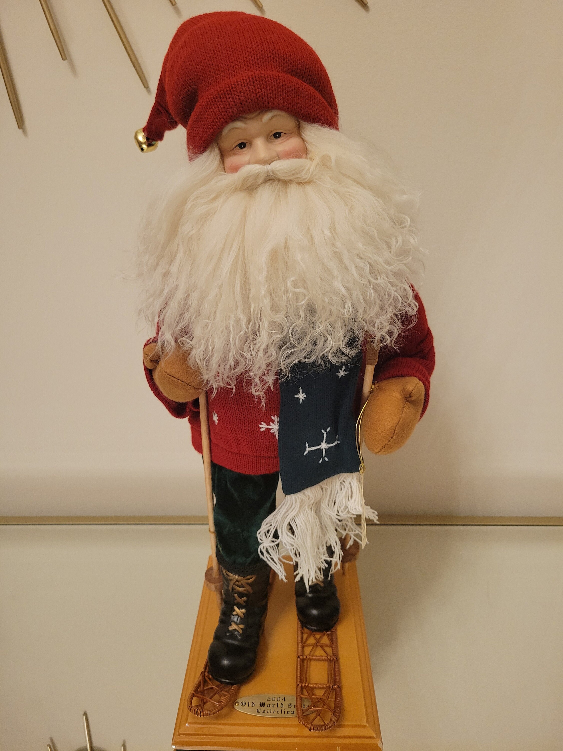 2004 Limited Edition Dept 65 Old World Santa Collection Snowshoe Santa ...