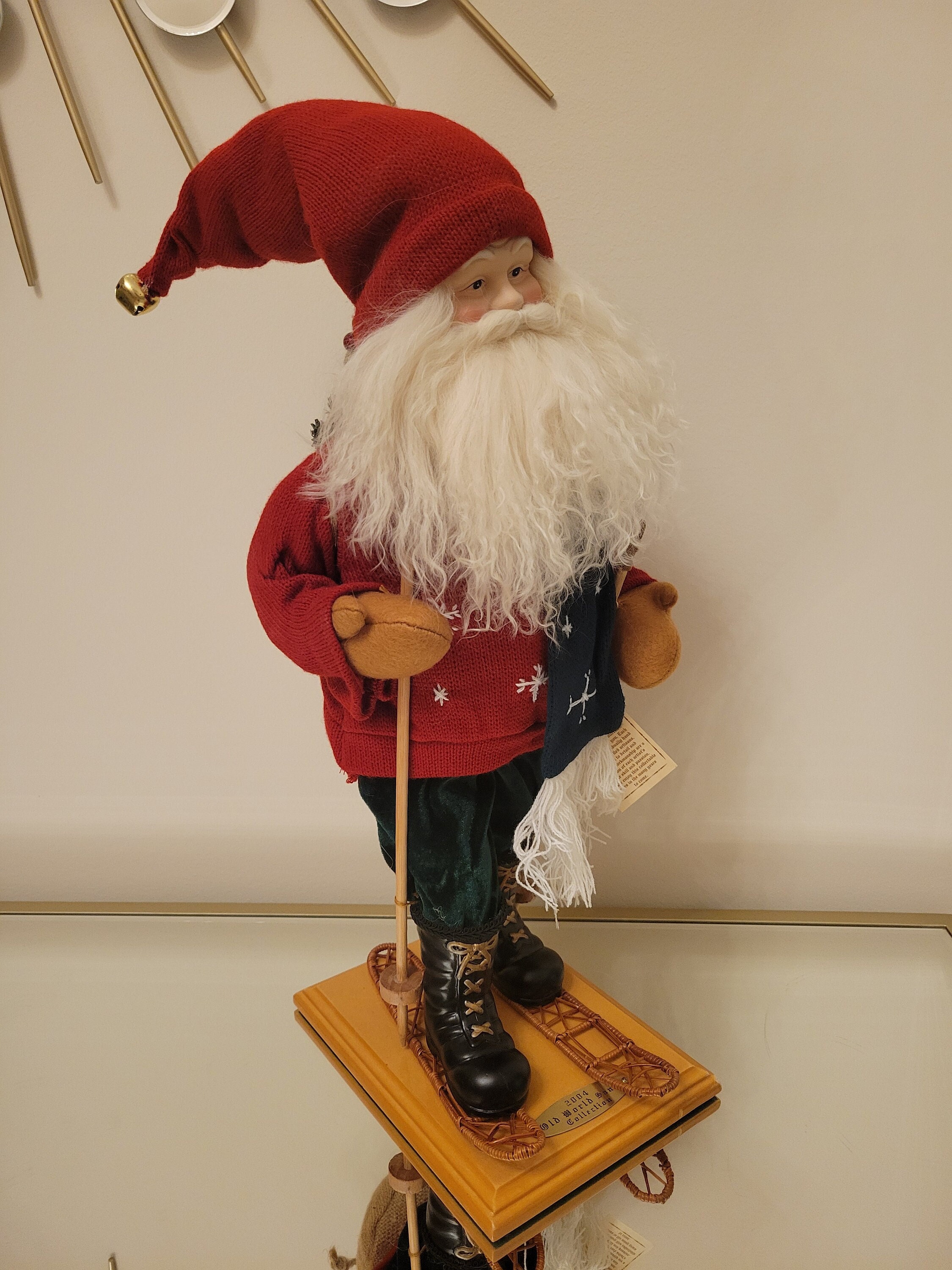 2004 Limited Edition Dept 65 Old World Santa Collection Snowshoe Santa ...