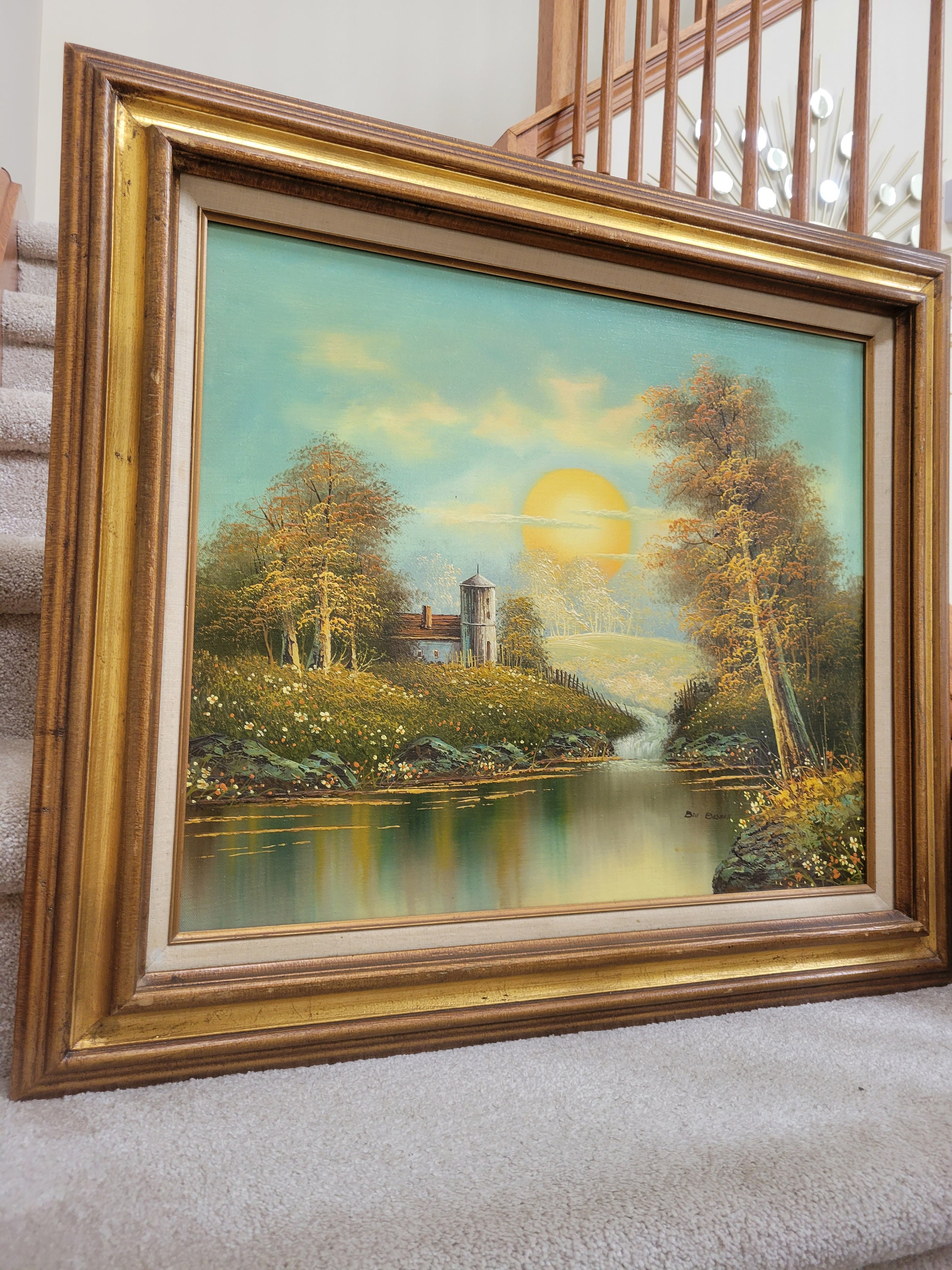 Vintage Oil Painting Signed by Bill Boswell - Etsy