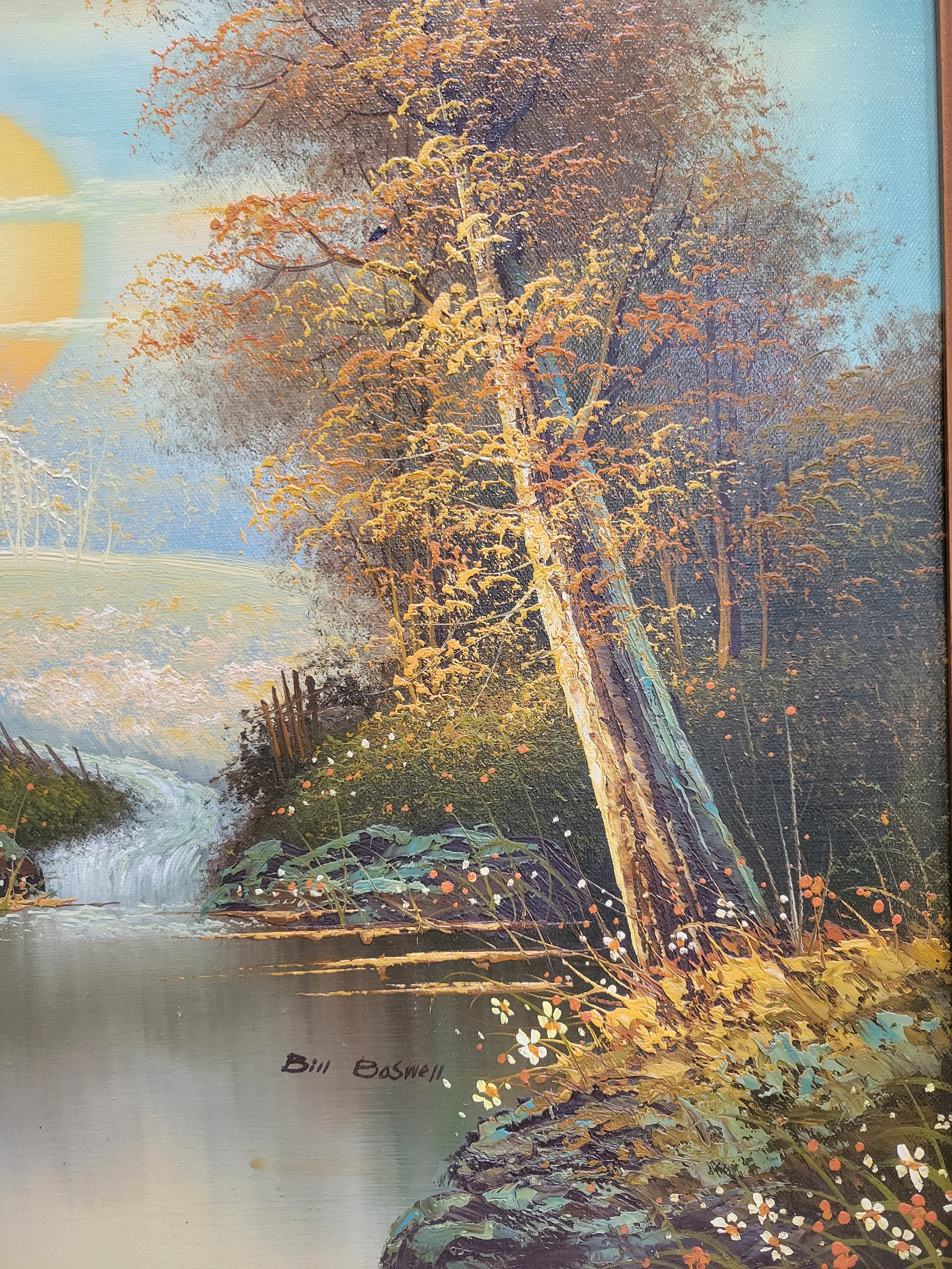Vintage Oil Painting Signed by Bill Boswell - Etsy