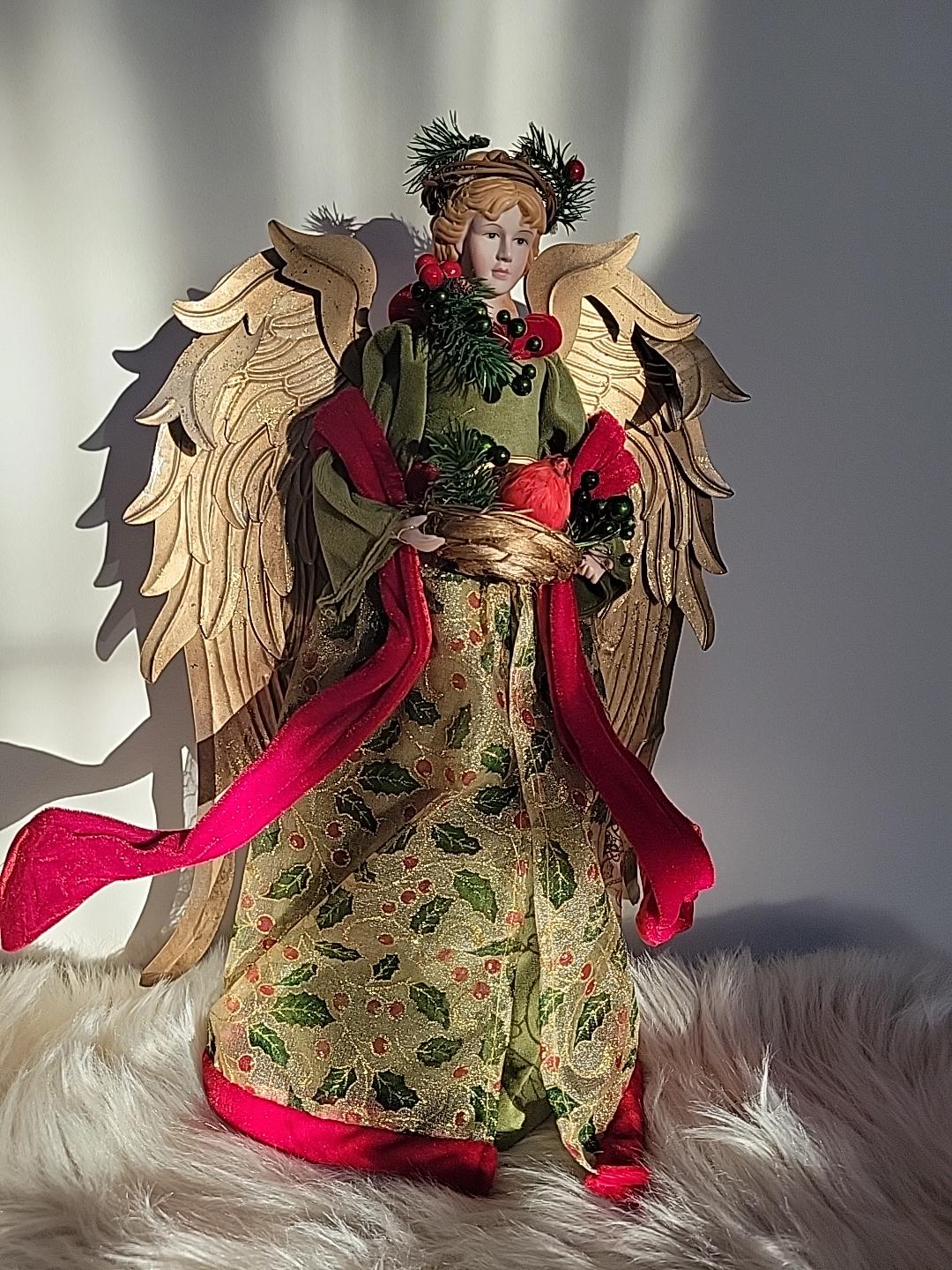 Vintage Cracker Barrel Angel Tree Top - Etsy