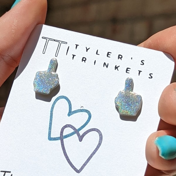 Middle Finger Keychain - Etsy