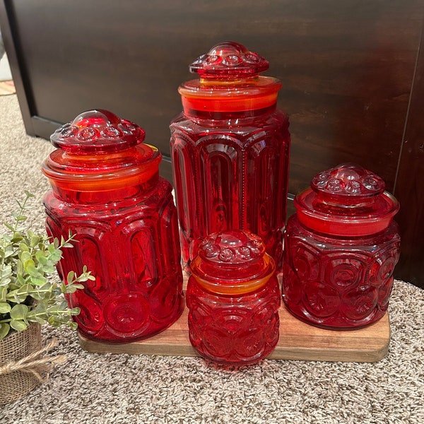 Moon and Stars Canisters - Etsy