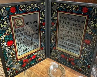 Serenity Prayer Stained Glass - Etsy