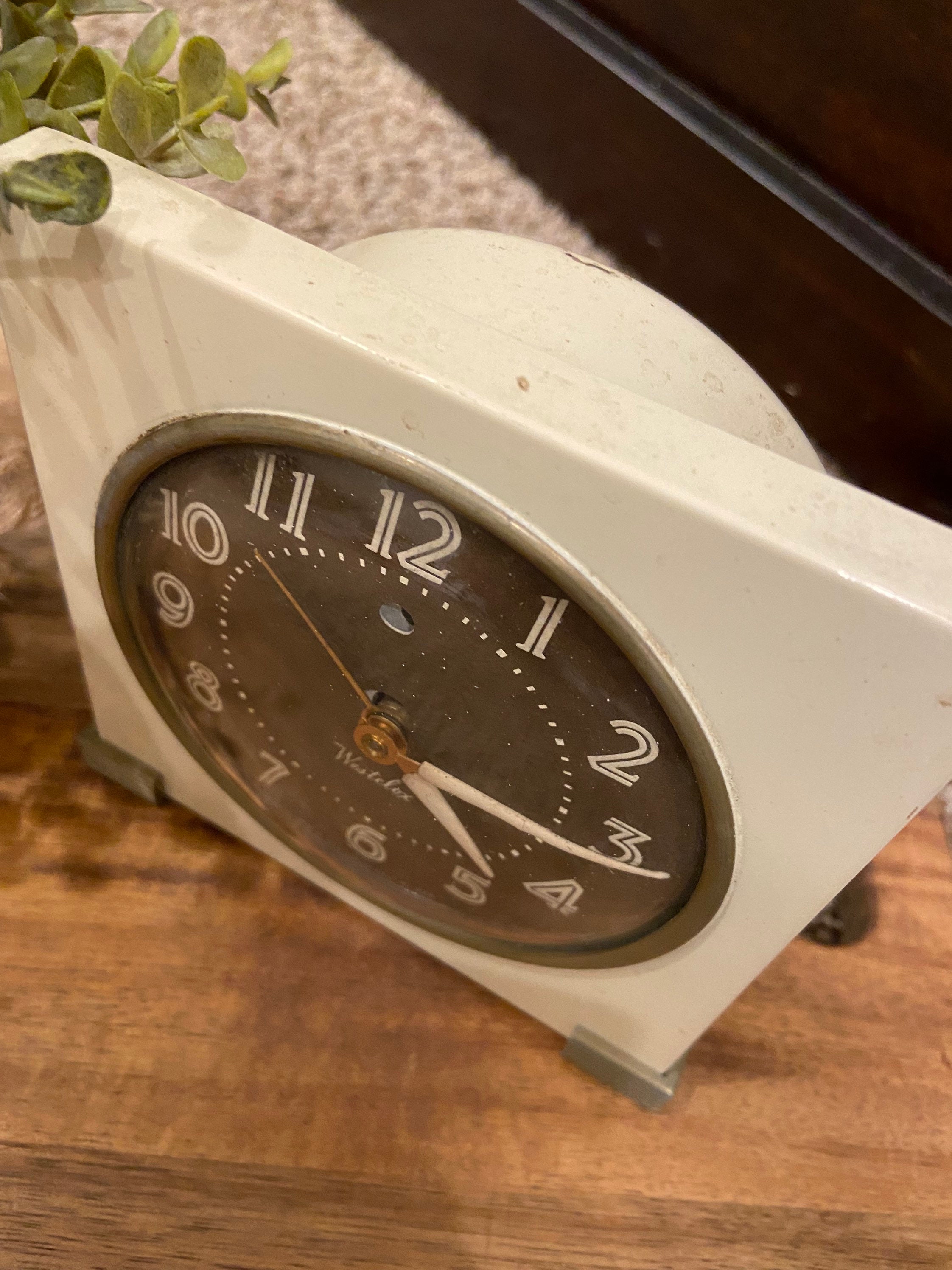Vintage Westclox Logan Metal Electric Alarm Clock 1948. Non - Etsy