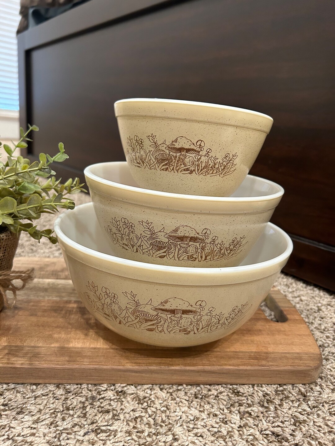 Pyrex Forest Fancies. Vintage Pyrex Mixing Bowl Set of 3 401 402 403 ...