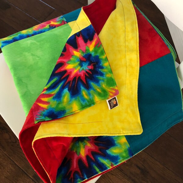 Primary Color Quilt - Etsy