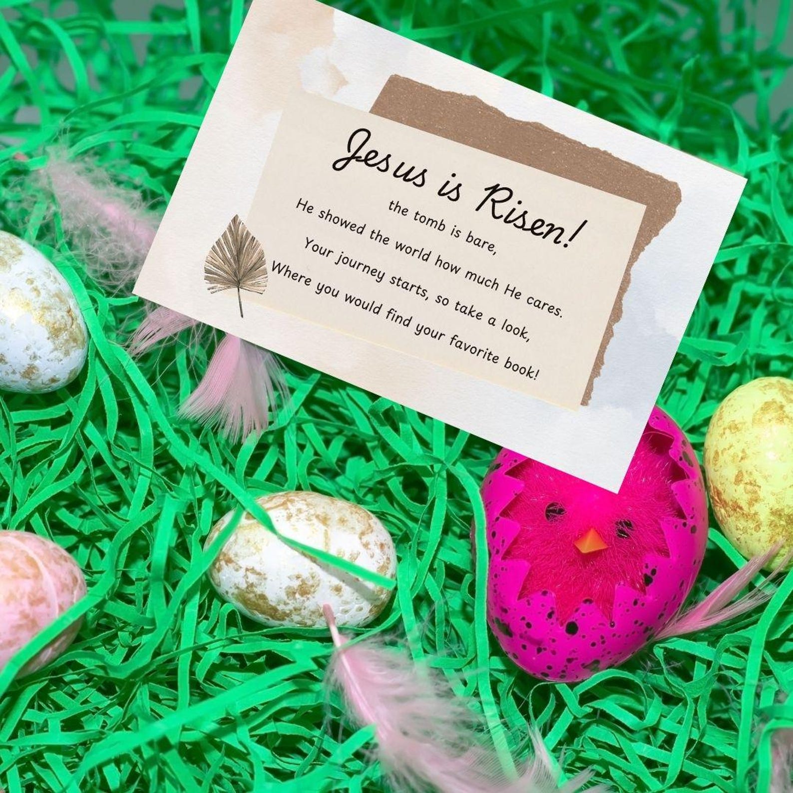 Christian Easter Scavenger Hunt for Kids | Printable Rhyming Clue Cards ...