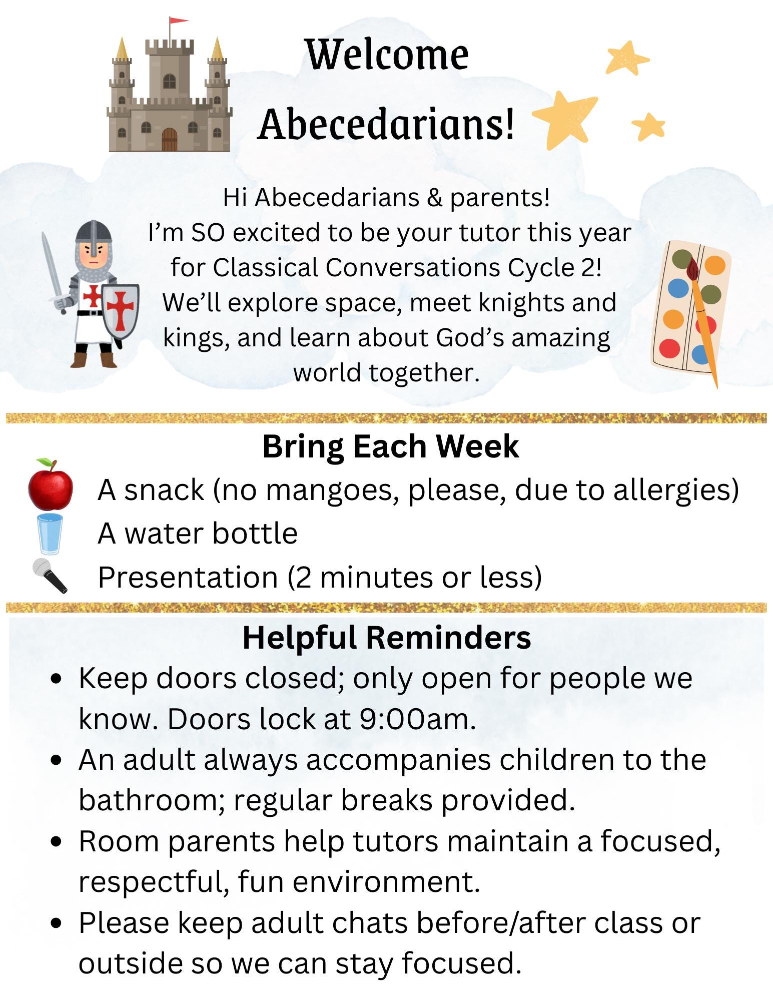 Editable Homeschool Orientation Welcome Letter – Classical ...